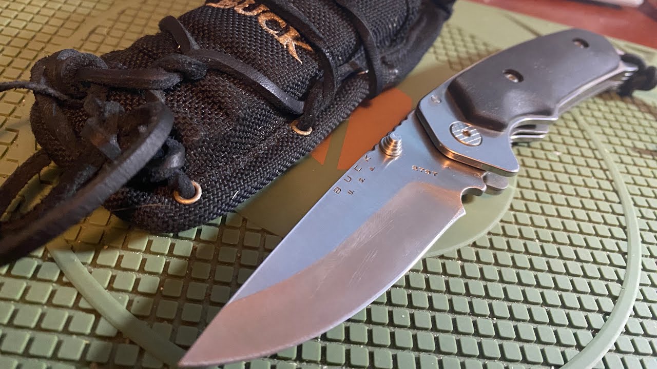 Buck 279 Folding Alpha Hunter Knife - YouTube