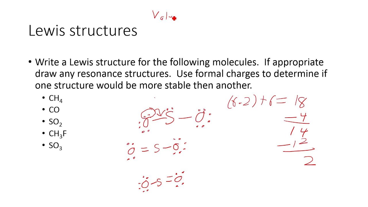 Chapter 5 Lewis Structures and VSEPR review - YouTube