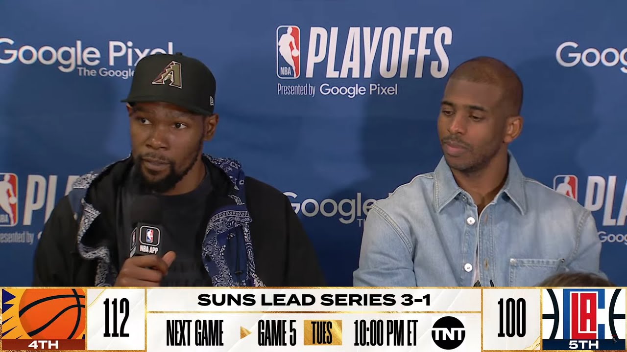 Los Angeles Clippers and Phoenix Suns | NBA Playoffs Game 4 Post Game ...