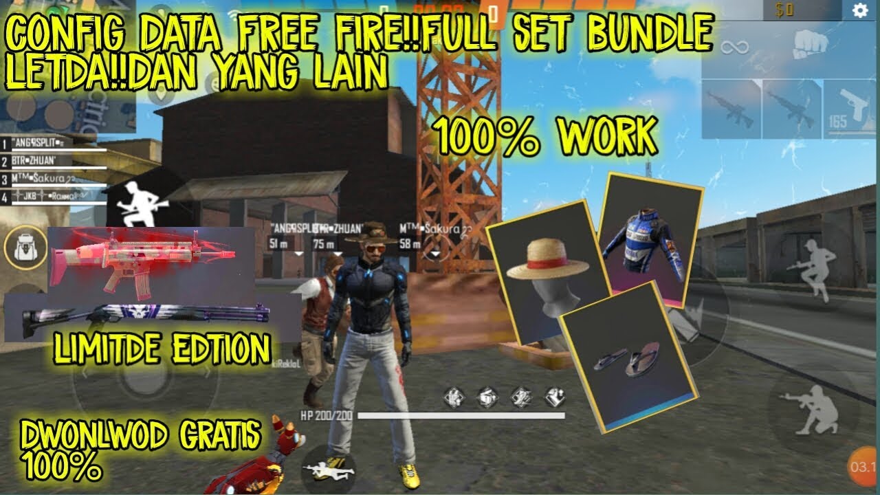 Data Config Skin Full Set Bundle Letda!!Dan Ada Item Lainya - YouTube
