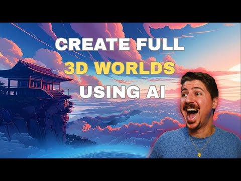 How To Create Full 3D Worlds Using AI (For FREE)
