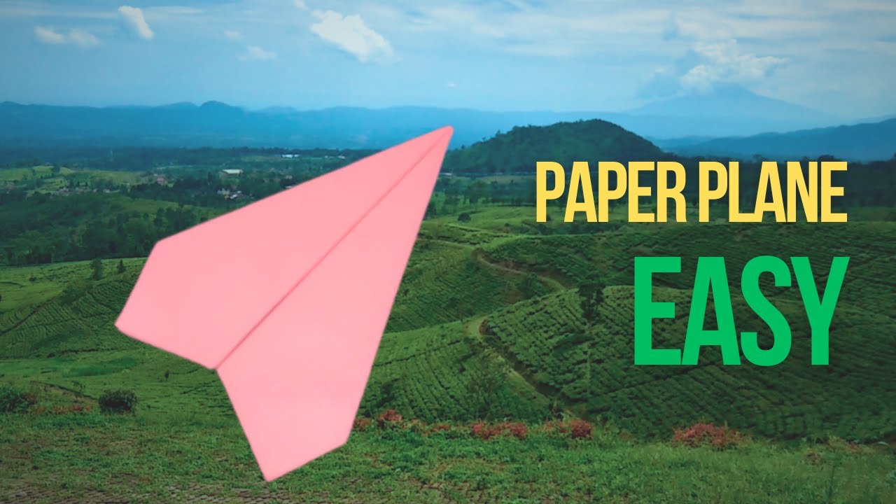 The Easiest Way to Make a Paper Airplane - FLY HIGH and FAR! | Musario ...