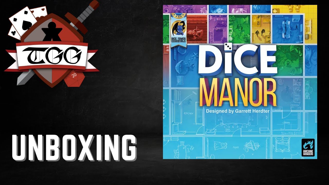 Dice Manor Board Game Unboxing - YouTube