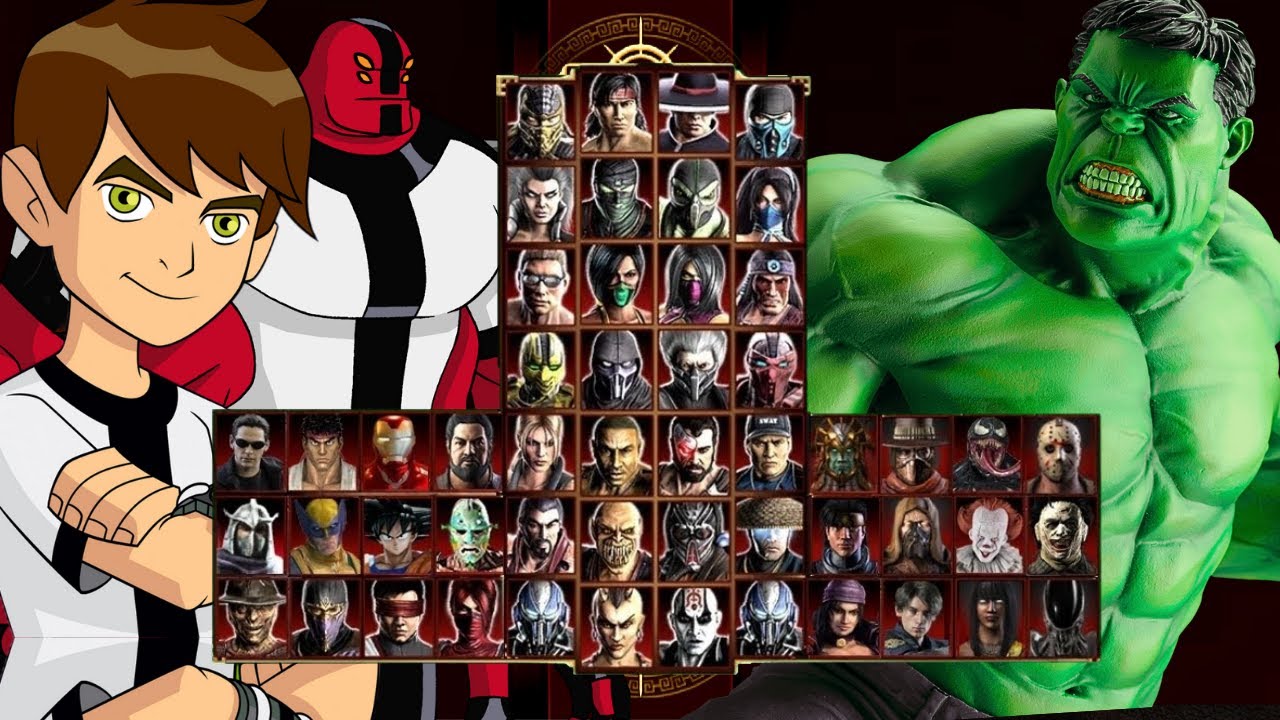 Mortal Kombat 9 - BEN 10 & HULK MARVEL - Expert Tag Ladder - Gameplay ...