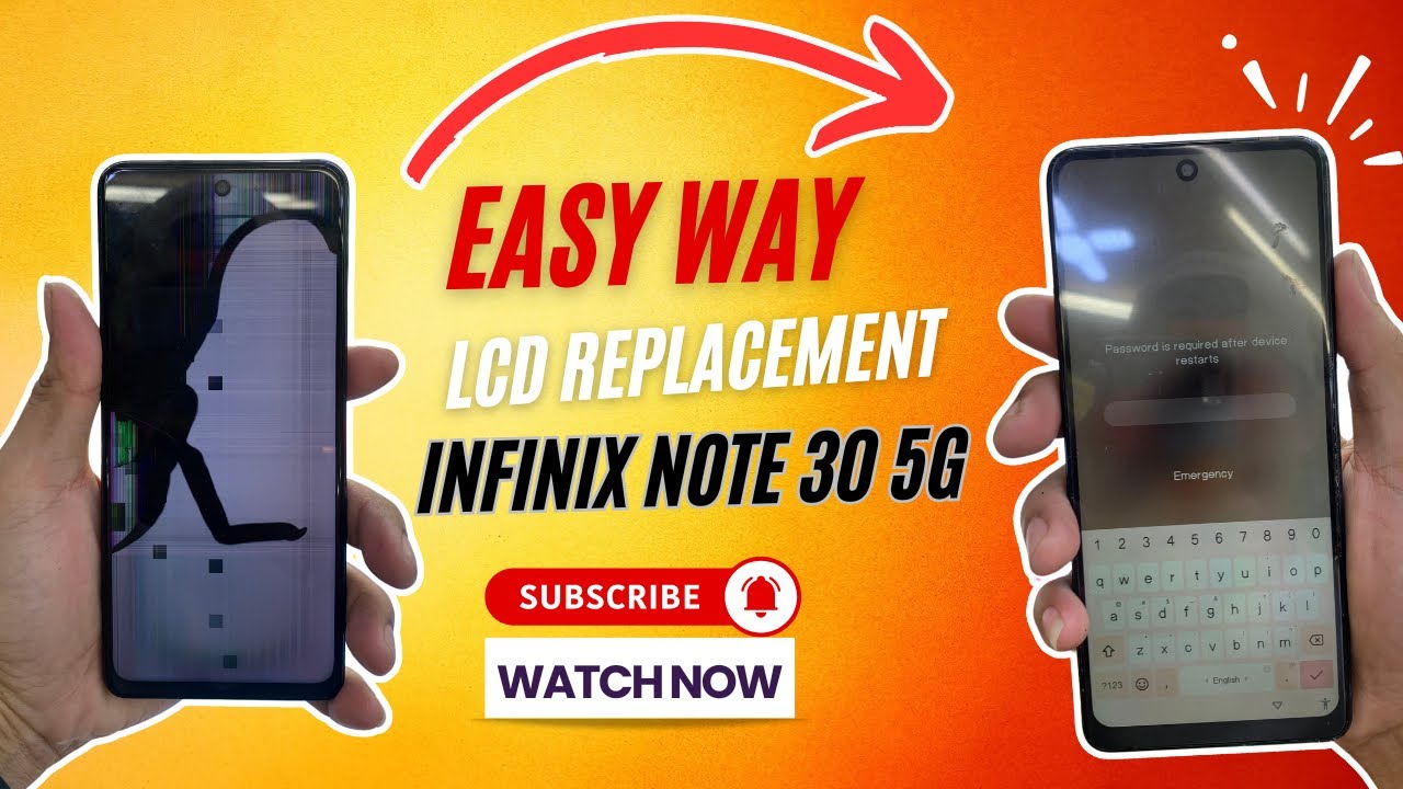iNfiNix Note 30 5G LCD Replacement | How to Replace LCD infinix note 30 ...