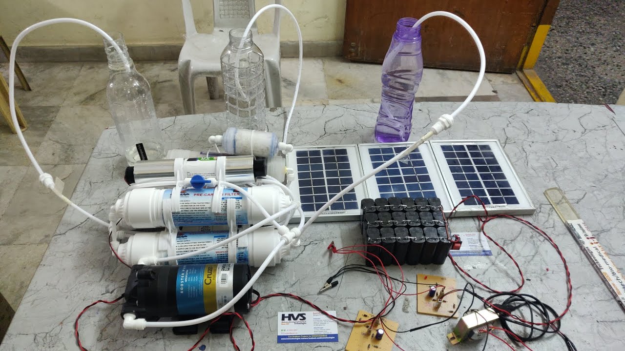 Fabrication of Solar Water Purification system using UV, RO, TDS ...