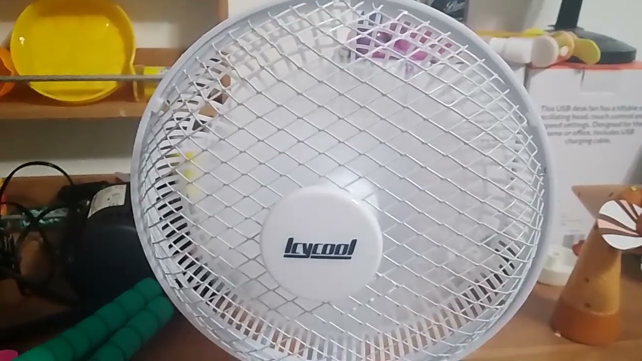 Icycool 6 inch desk fan - YouTube