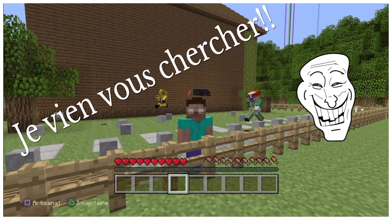 CACHE-CACHE sur MINECRAFT !!! Map maison Hantée #1 - YouTube