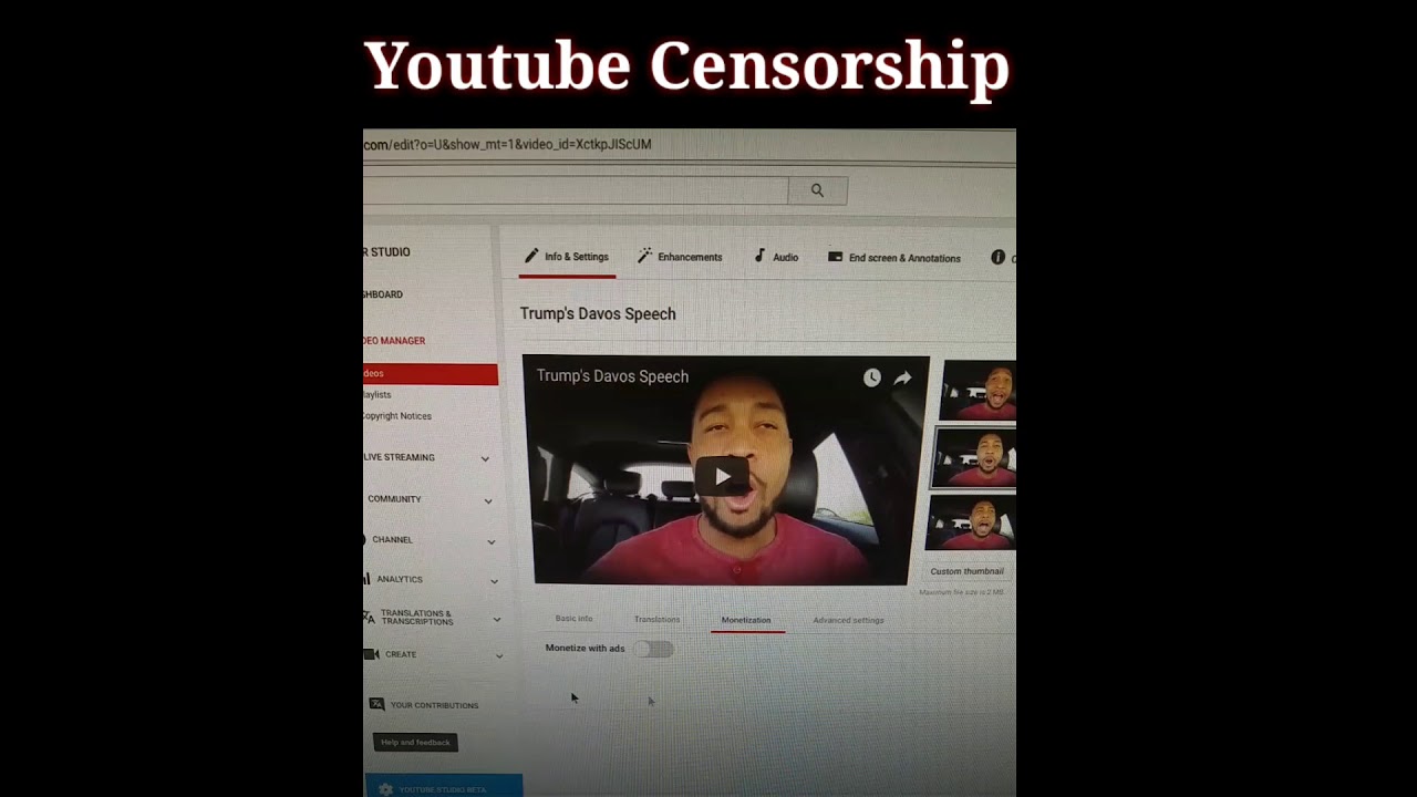 YouTube Censors Another Conservative!! - YouTube