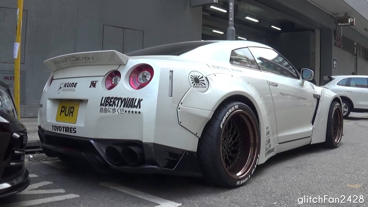 Liberty Walk Widebody Nissan R35 GTR - Walkaround - YouTube