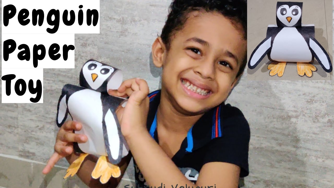 Penguin | Paper Toy | Paper Craft | Paper Art | Creative | DIY - YouTube