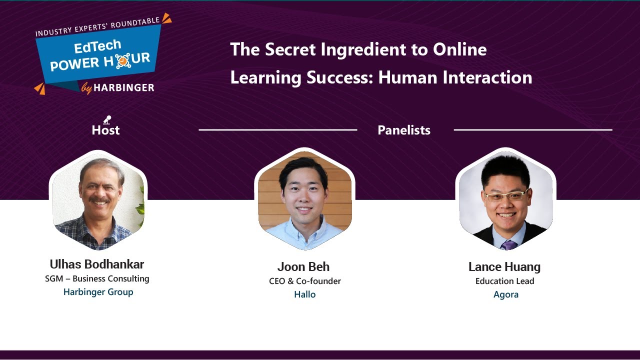 Power Hour: The Secret Ingredient to Online Learning Success: Human ...