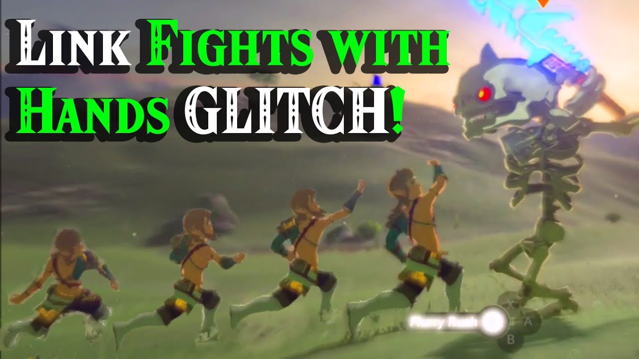 Link's Punch Melee Attack GLITCH does 0 Damage in Zelda Breath of the ...