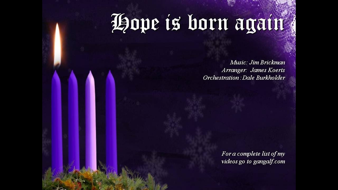 Advent 1 Hope is born again - YouTube
