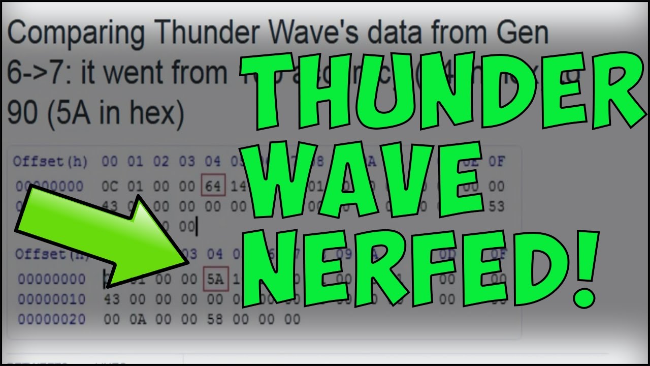 THUNDER WAVE NERFED IN POKEMON SUN AND MOON! - YouTube