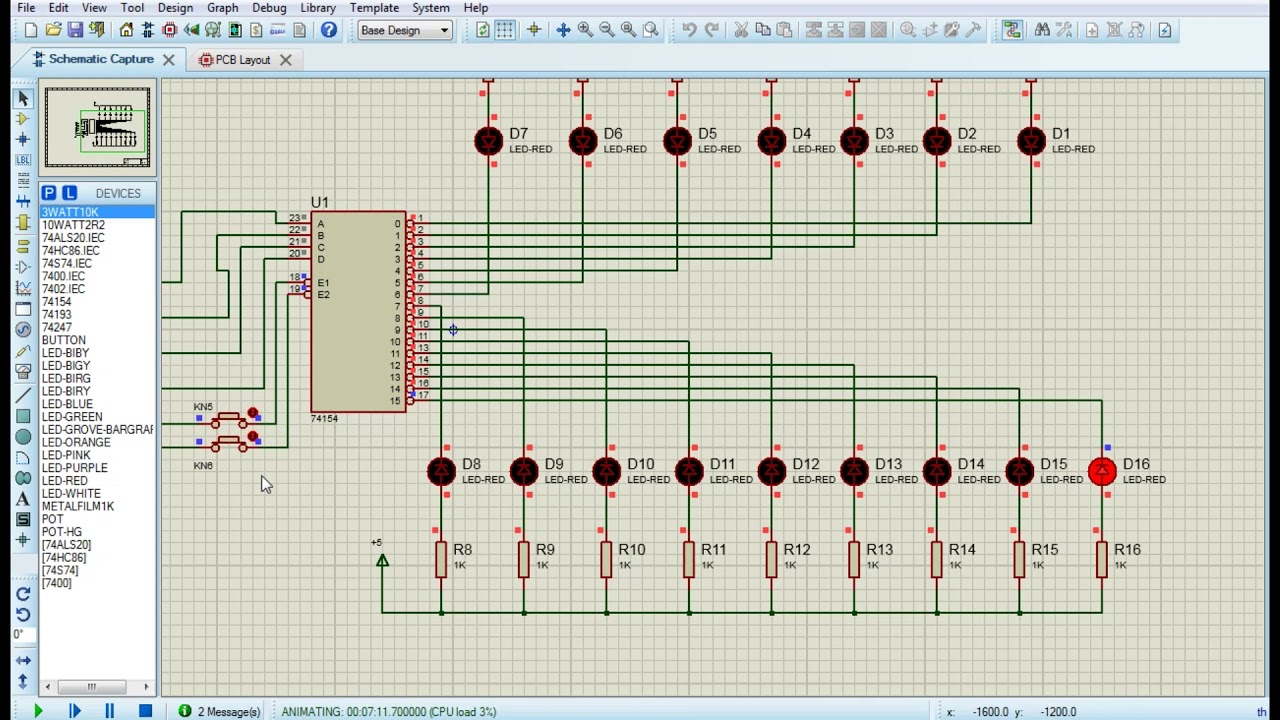 К155ИД3 аналог 74154. SN74154N - YouTube