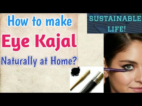 How to make Natural Kohl at Home? | இயற்கை கண்மை செய்வது எப்படி? | Self ...