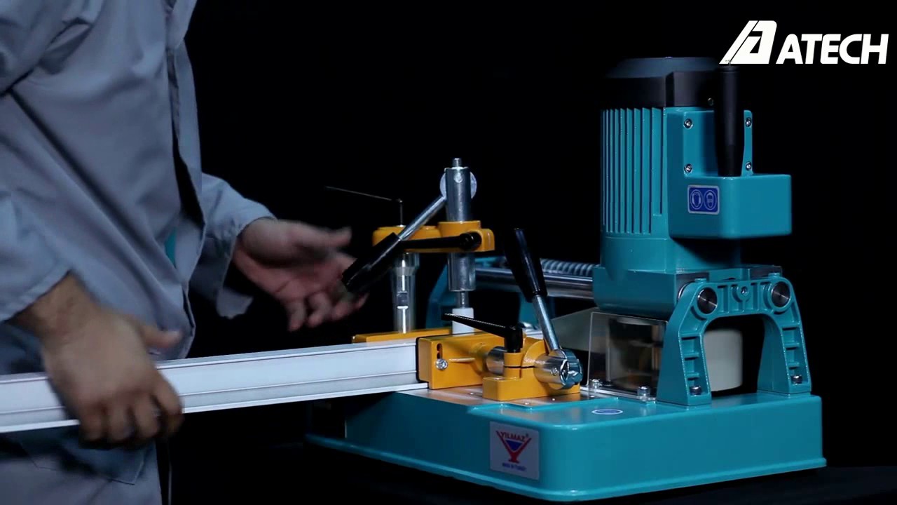 Tucana-02 P Portable End Milling Machine - YouTube