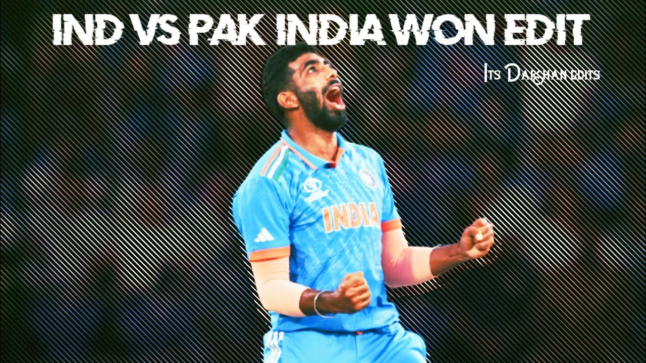 IND VS PAK ~ India Won Edit 🔥| INDIA VS PAKISTAN world CUP EDIT | Rohit ...