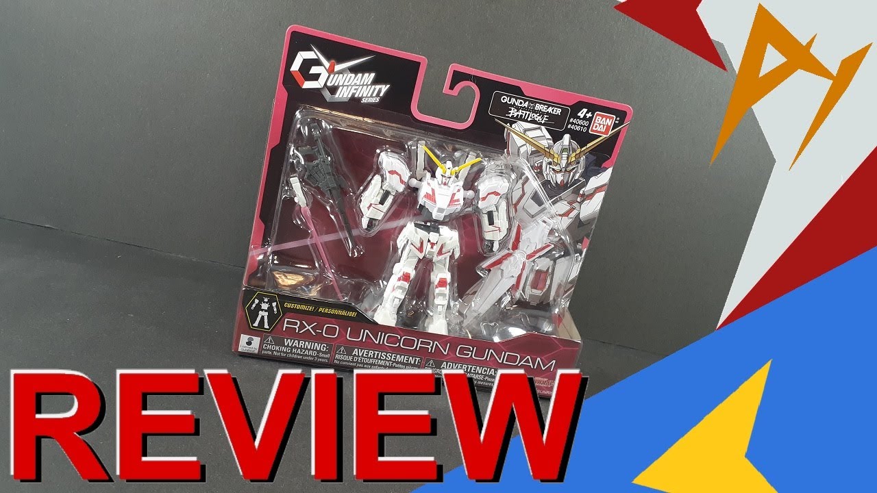 Gundam Infinity Unicorn Gundam Review - YouTube