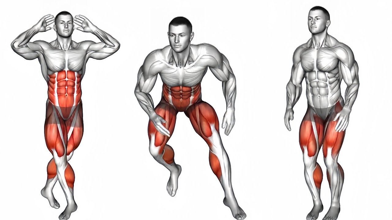 8 Best Standing Exercises To Lose Weight - YouTube