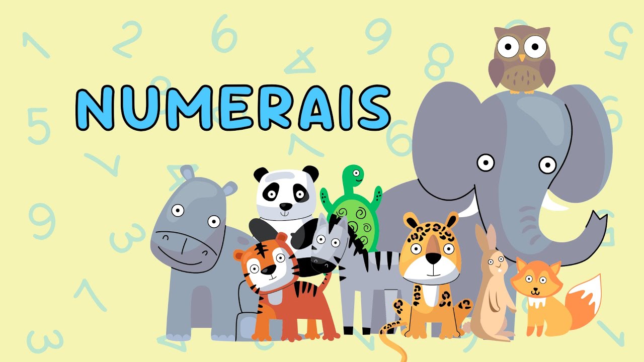 Ensinando os números e a contar de 1 ate 10 em português - YouTube