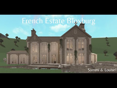 French Estate (Bloxburg House Tour) - YouTube