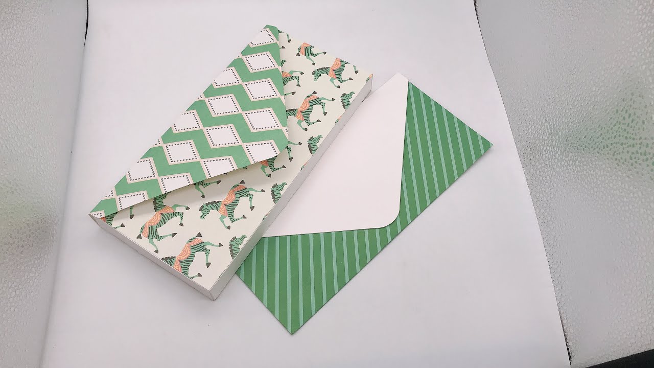 KSCRAFT Slimline Envelope Die!!! Super Easy to Make!! - YouTube