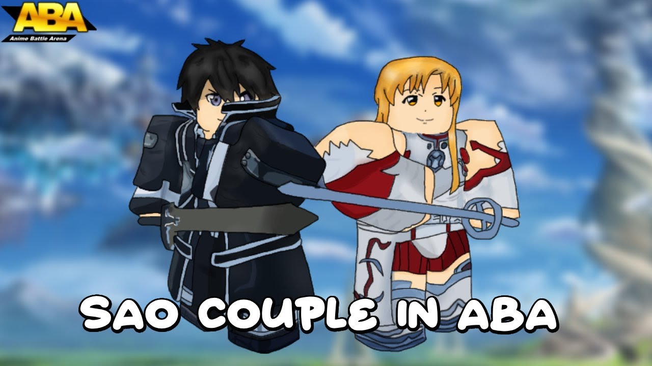KIRITO X ASUNA ON ROBLOX ?? | ABA! (anime battle arena) - YouTube