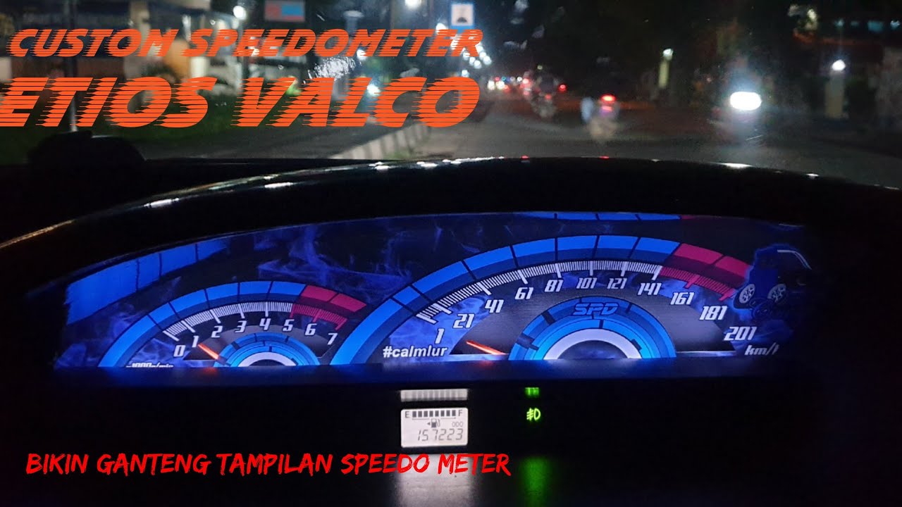 pemasangan custom mika speedometer Etios | speedometer custom - YouTube