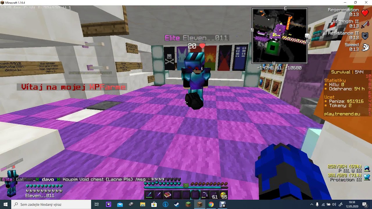 prvy video z servera mc.trenend.eu - YouTube