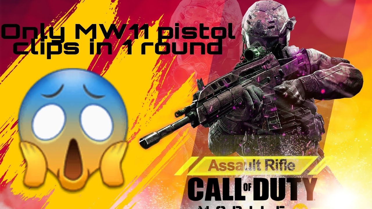 Only MW11 pistol CALL OF DUTY MOBILE |1HP_btw| - YouTube