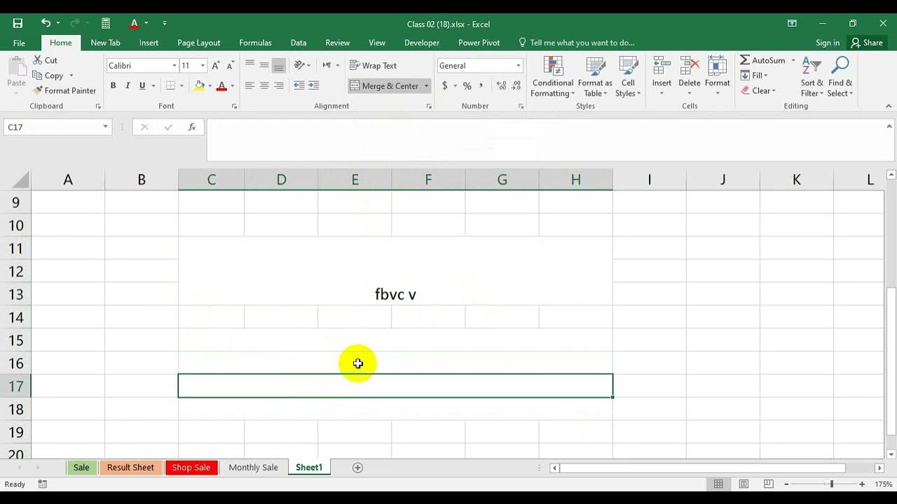 MS Excel Class 02 Batch 2402 - YouTube