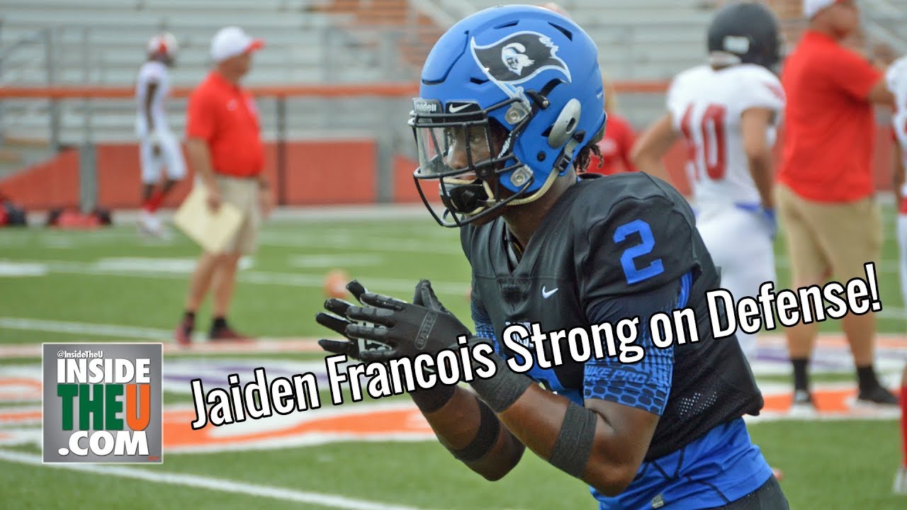 South Dade 2020 DB Jaiden Francois Begins Senior Year With Strong Game ...