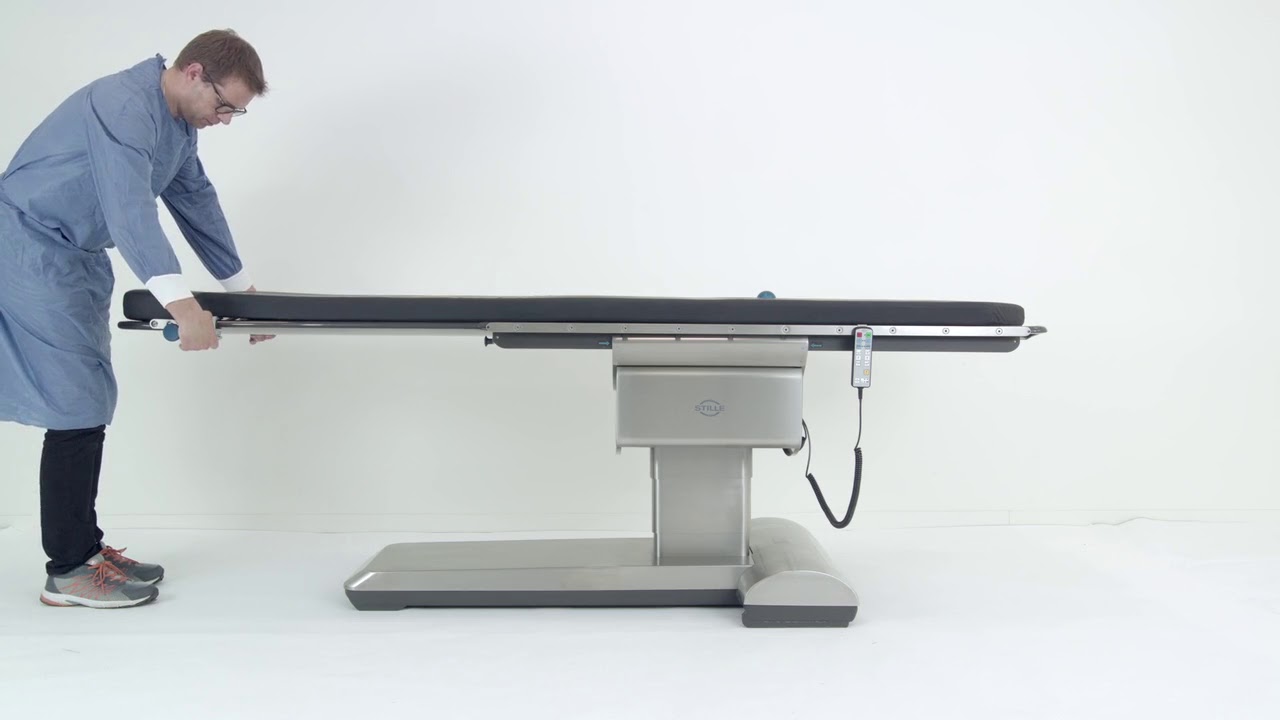 STILLE imagiQ2 C-arm table - Adjustable translucent headrest - YouTube