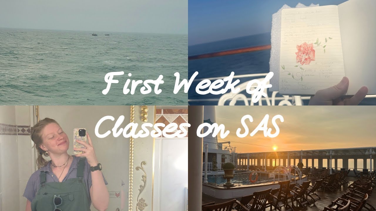 First week of classes while on Semester At Sea - YouTube