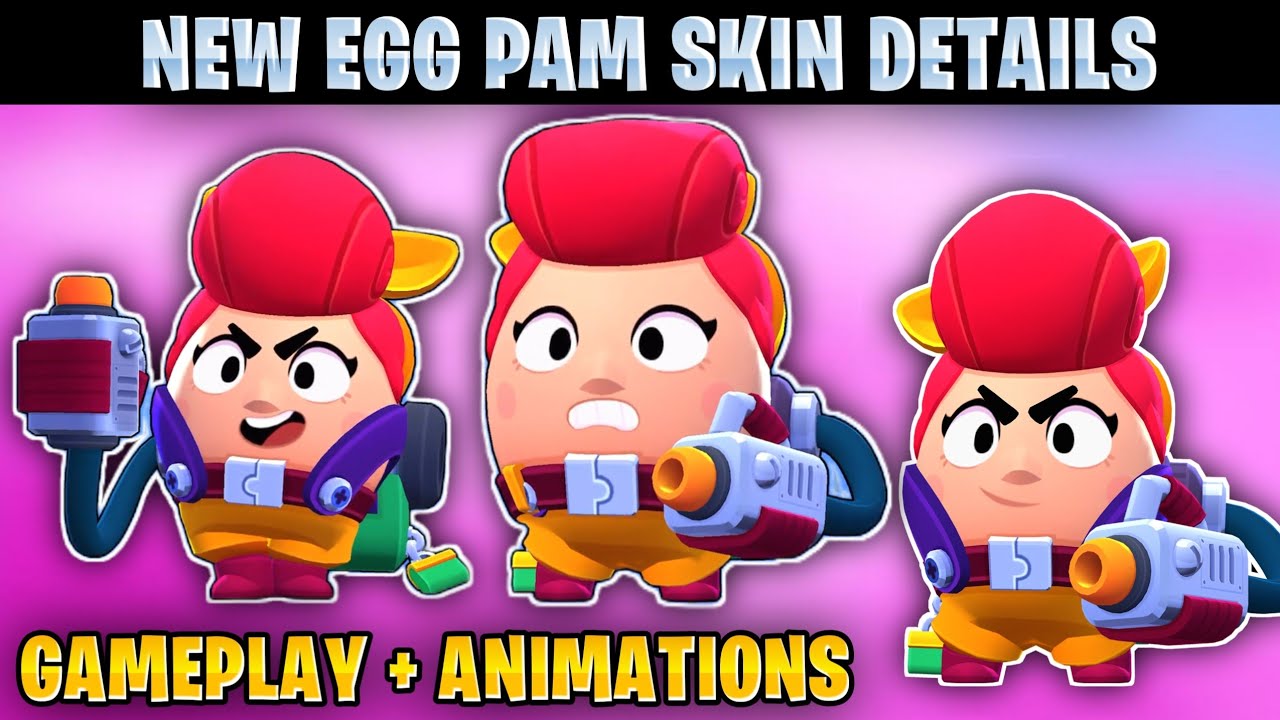 NEW EGG PAM SKIN | ALL GAMEPLAY + WINNING AND LOSSING ANIMATION ...