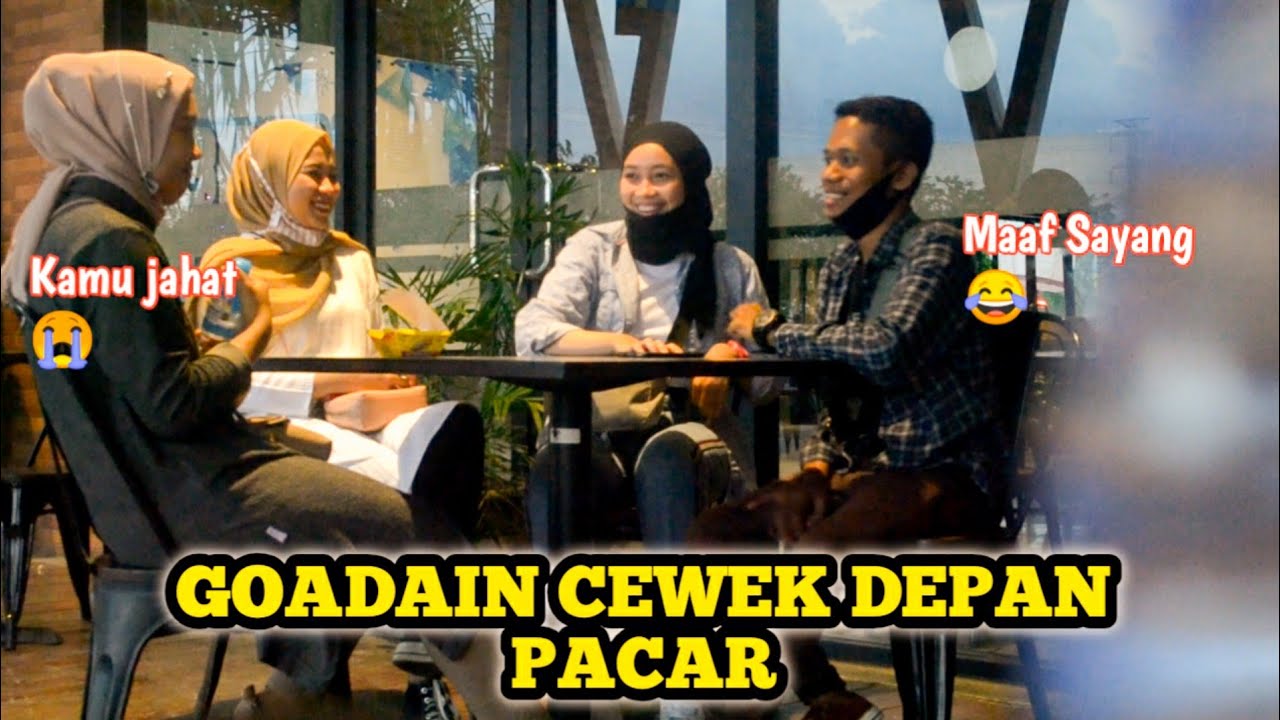 PRANK PACAR SAMPAI MARAH DAN NANGIS || GODAIN CEWEK DI DEPAN PACAR ...
