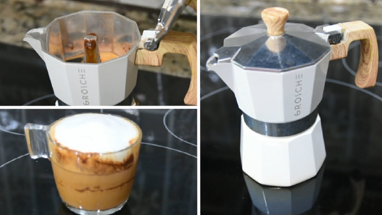 How to make Hot White Chocolate Mocha/Moka at Home using Mocha Pot ...