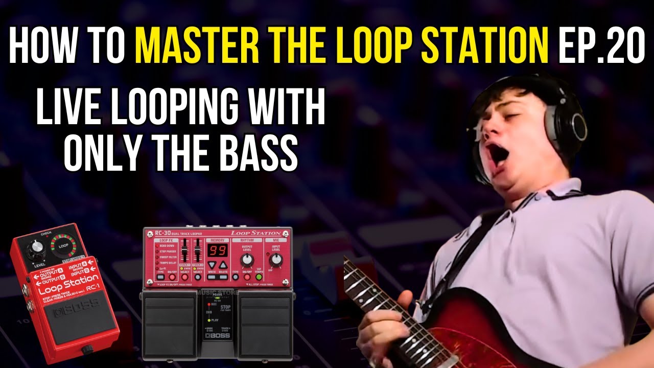 How to play a live looping song using only a bass guitar - How to ...
