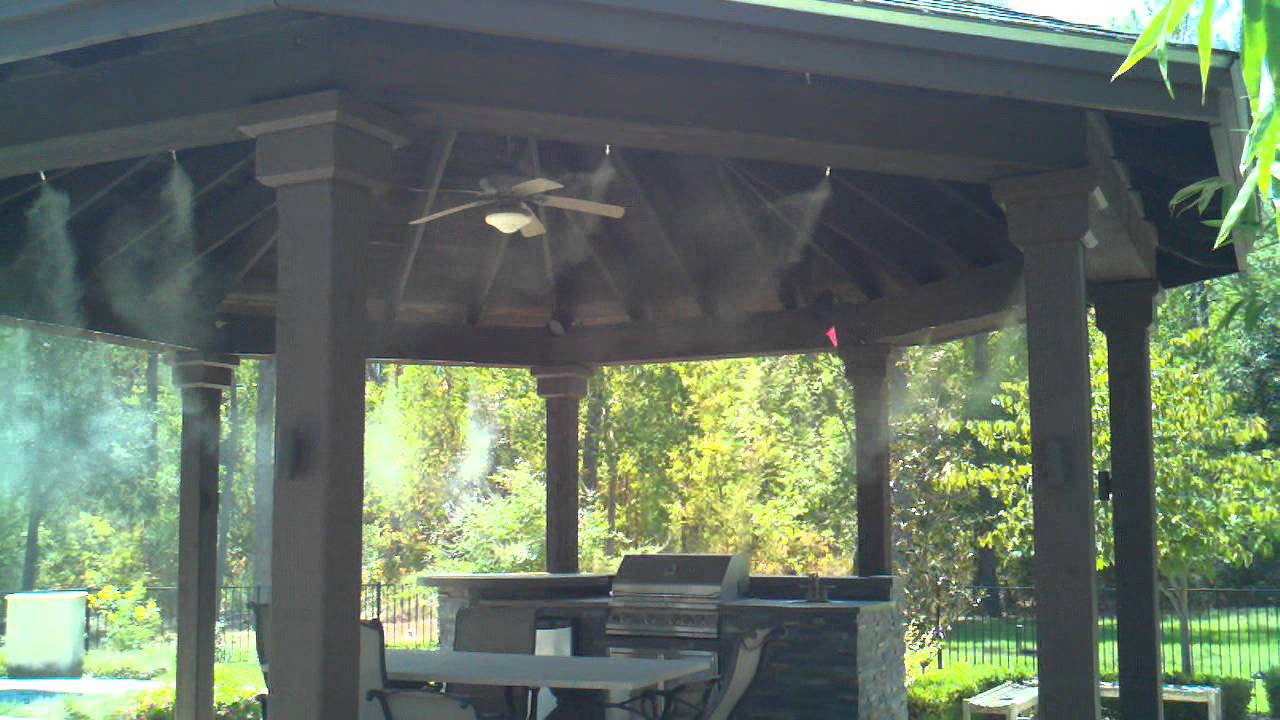 Outdoor Cooling by Mistcooling Inc - YouTube