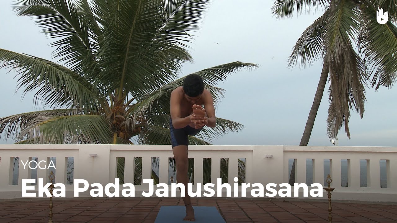 Aprende las diferentes posturas de yoga - Eka Pada Janu Shirasana - YouTube