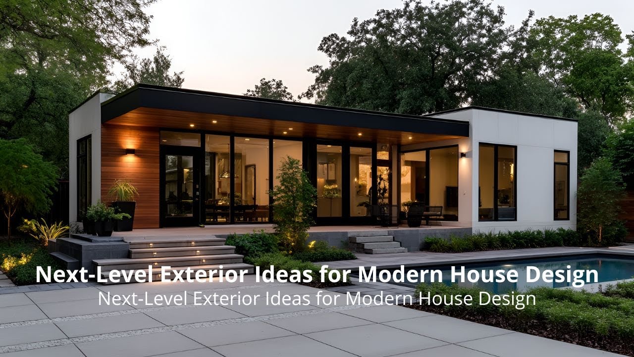 Next-Level Exterior Ideas for Modern House Design - YouTube