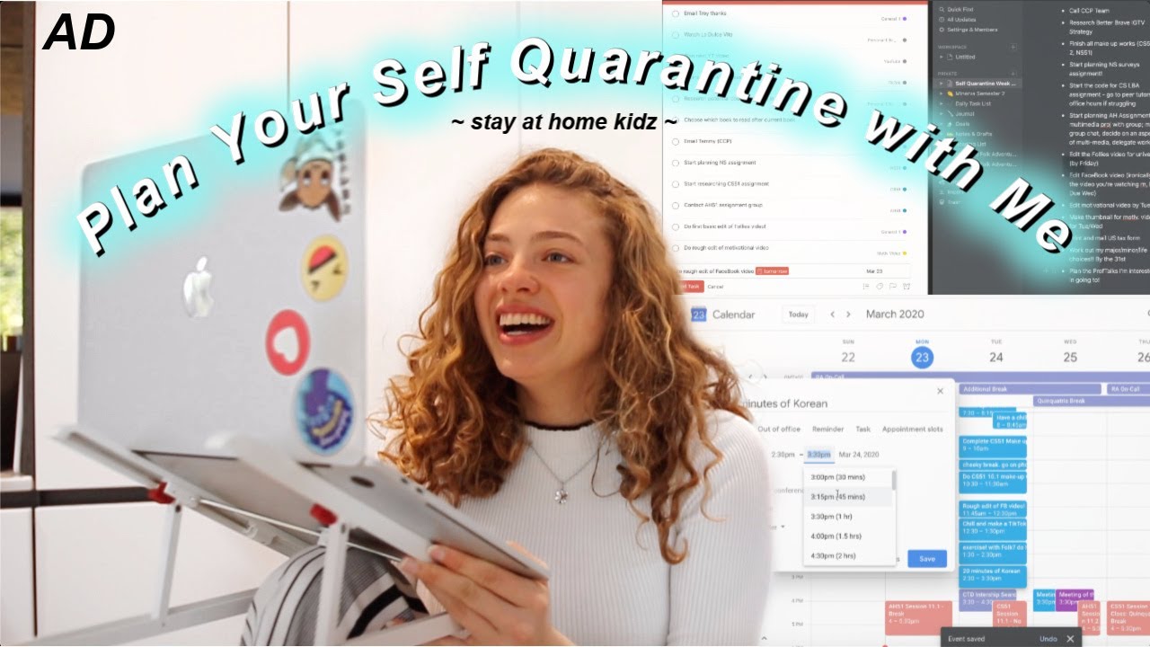 Plan your Week in Self Quarantine with Me! Set Goals, Plan & Get ...