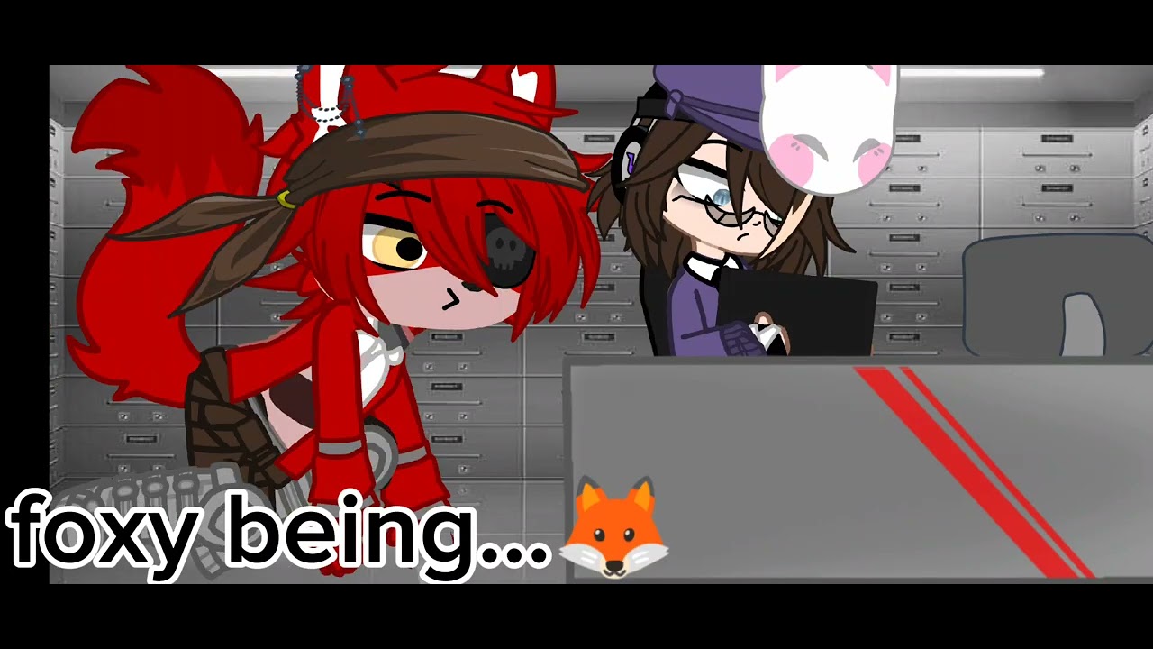 I don't know what to call it 😅 (ft me and foxy) #fnaf - YouTube