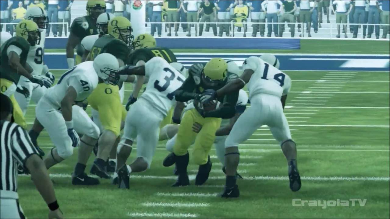 NCAA Football 12 Oregon Ducks l Devonte Gibson 2012 Rose Bowl ...