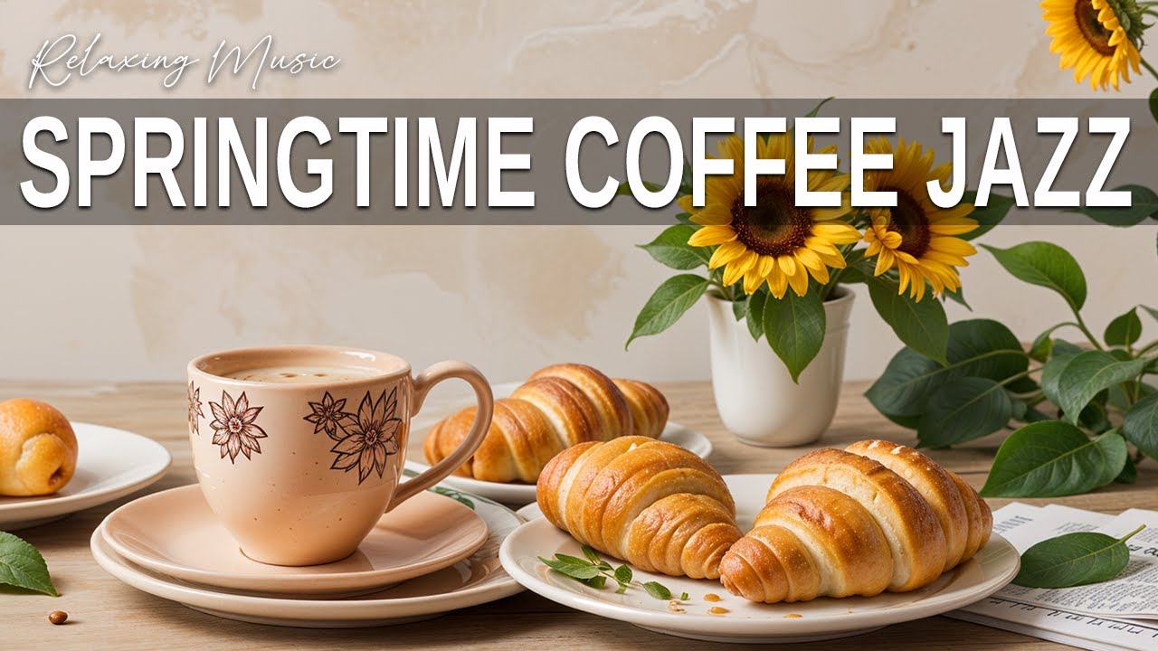 Spring Coffee Jazz ☕ Bossa Nova instrumental for Great Moods, Stress ...