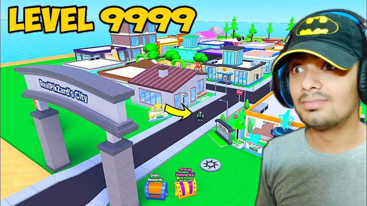 I Built LEVEL 9999 City In Roblox! - YouTube