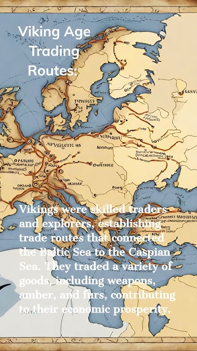 Vikings were skilled traders,explorers, establishing trade routes that ...
