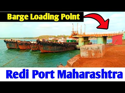 Barge Waiting For Loading Form Redi Port Maharashtra ...